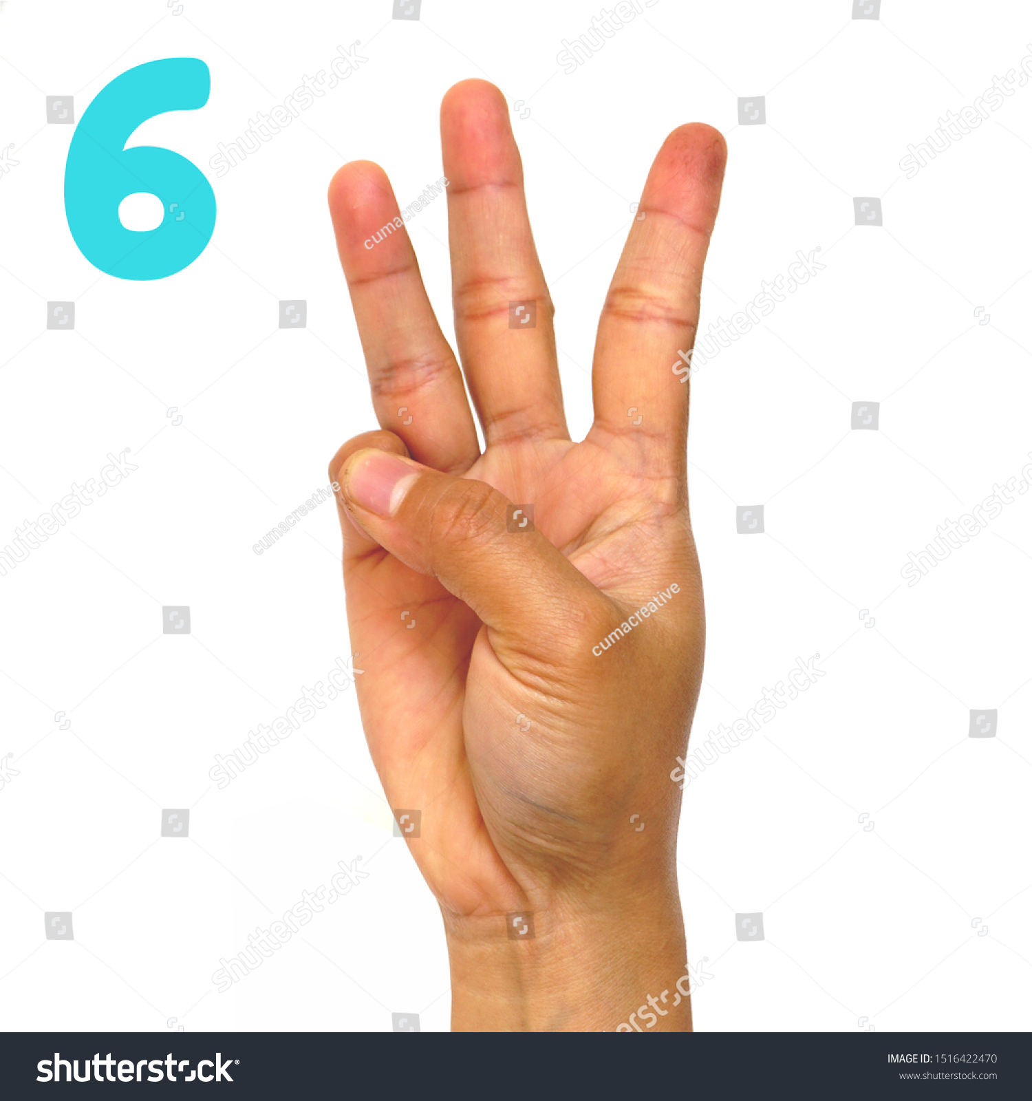 Sign Language Number 6 Deaf Fingerspelling Stock Illustration ... Sign Language Number 6 Deaf Fingerspelling Stock Illustration ...