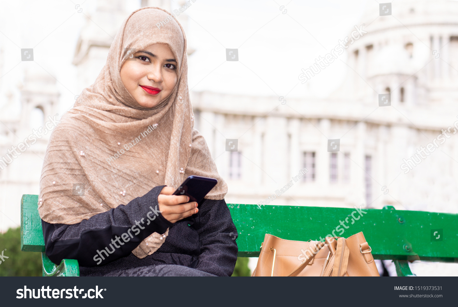 Beautiful Young Indian Muslim Girl Hijab库存照片1519373531 Shutterstock