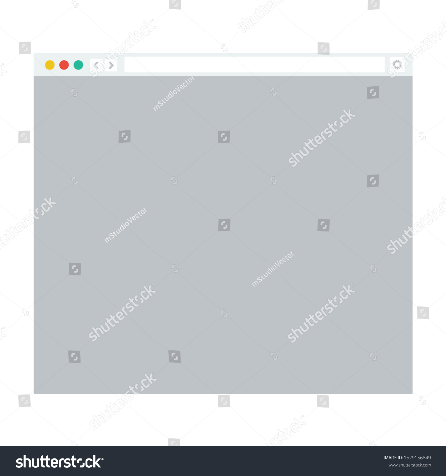 Web Browser Window Web Browser Computer: vector de stock (libre de ...
