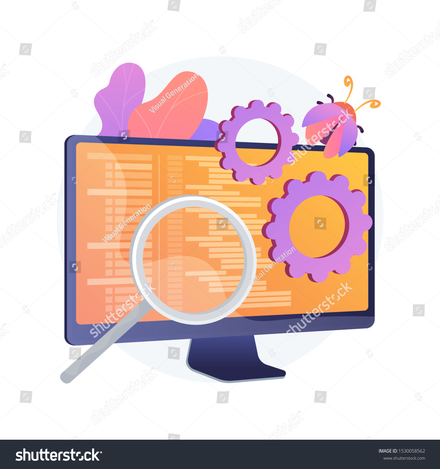 Bug Fixing Software Testing Computer Virus Stock Vector Royalty Free 1530058562 Shutterstock