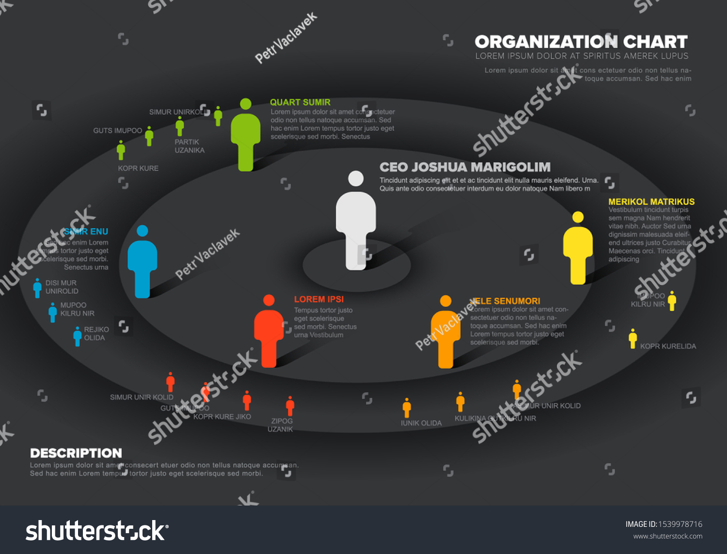 Minimalist Company Organization Hierarchy Schema Dark Stock Vector ... Minimalist Company Organization Hierarchy Schema Dark Stock Vector ...