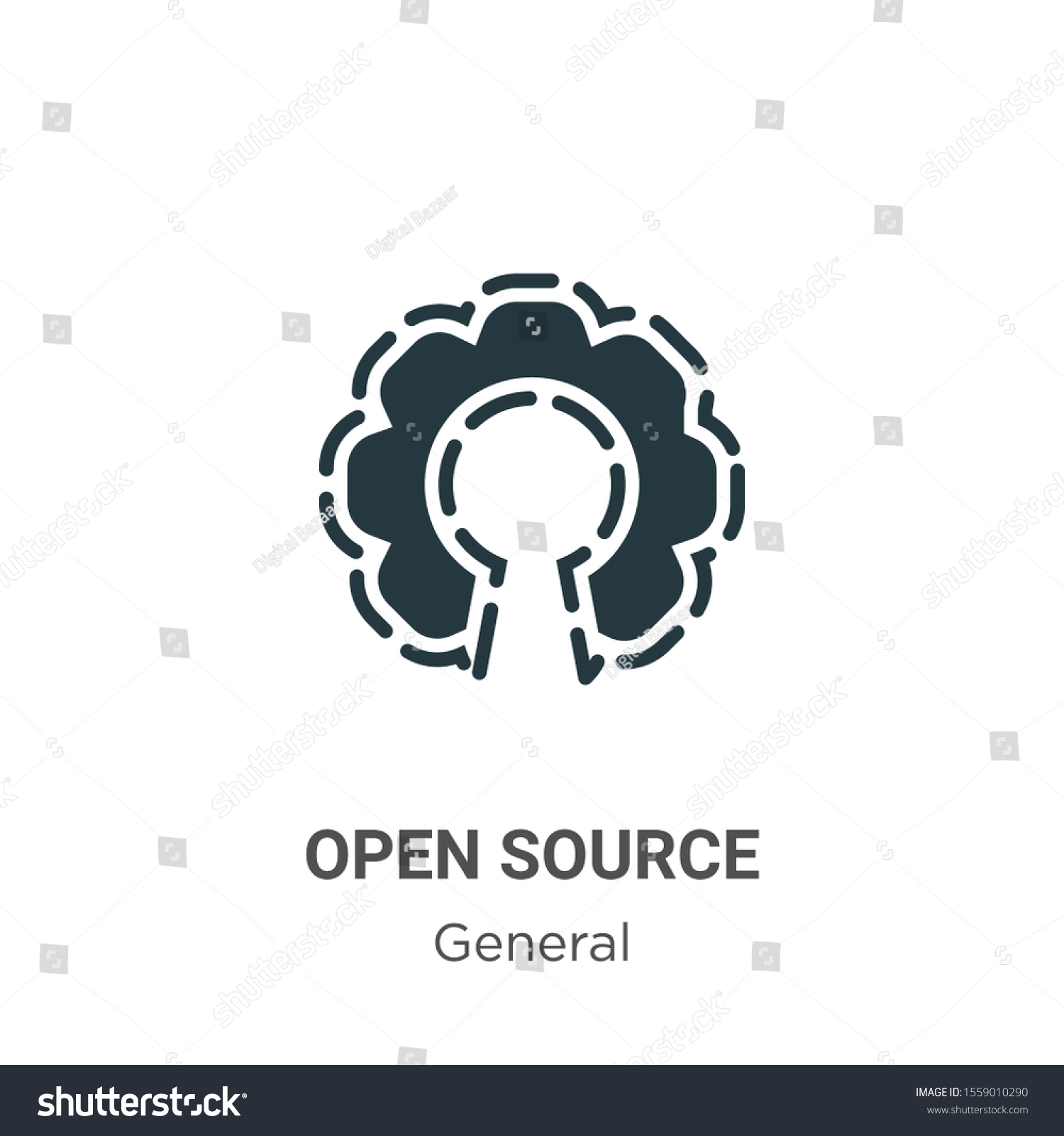 Open Source Vector Icon On White Stock Vector (Royalty Free) 1559010290 ... Open Source Vector Icon On White Stock Vector (Royalty Free) 1559010290 ...