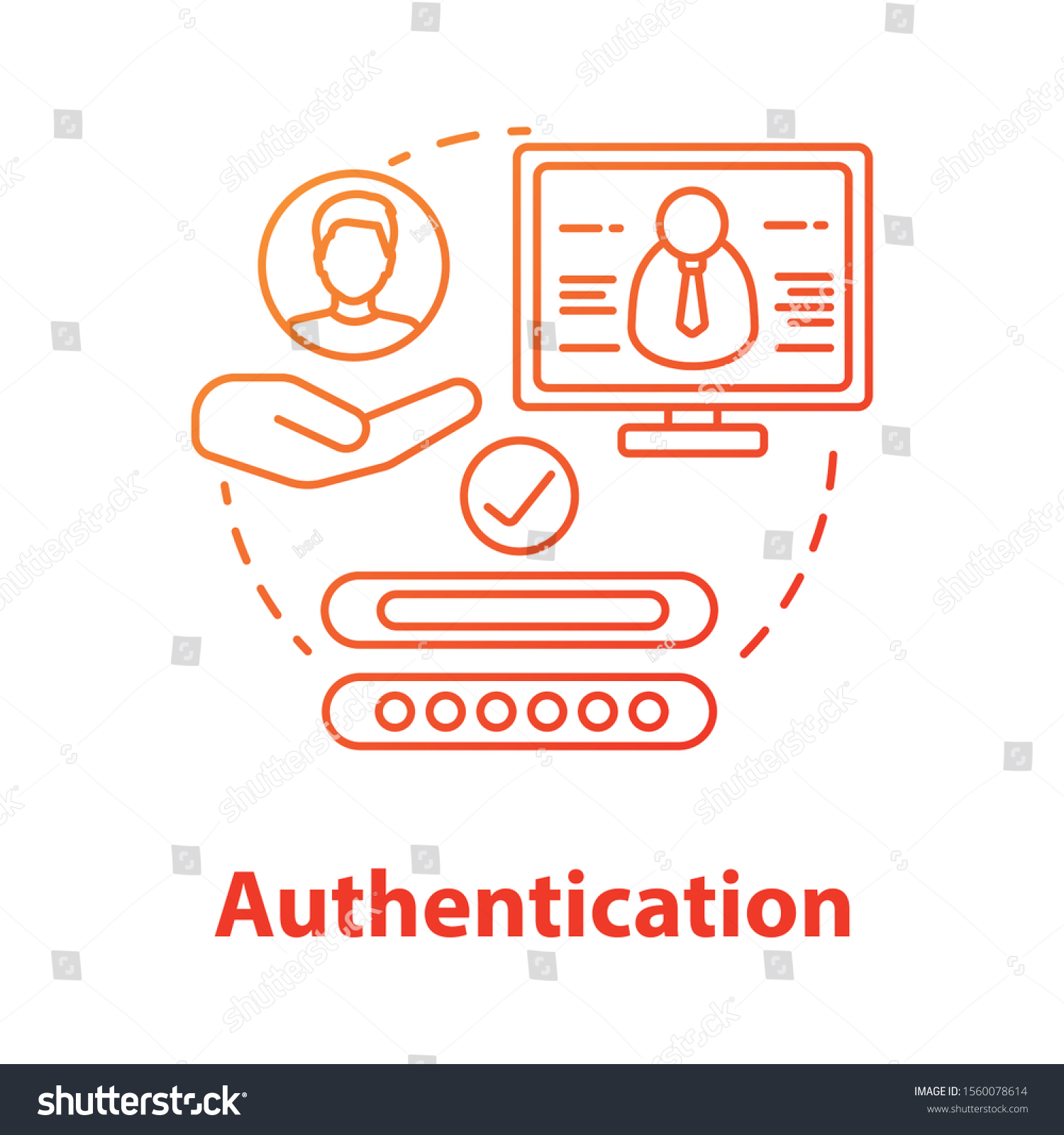 Authentication Concept Icon User Authorization Login Stock Vector ... Authentication Concept Icon User Authorization Login Stock Vector ...