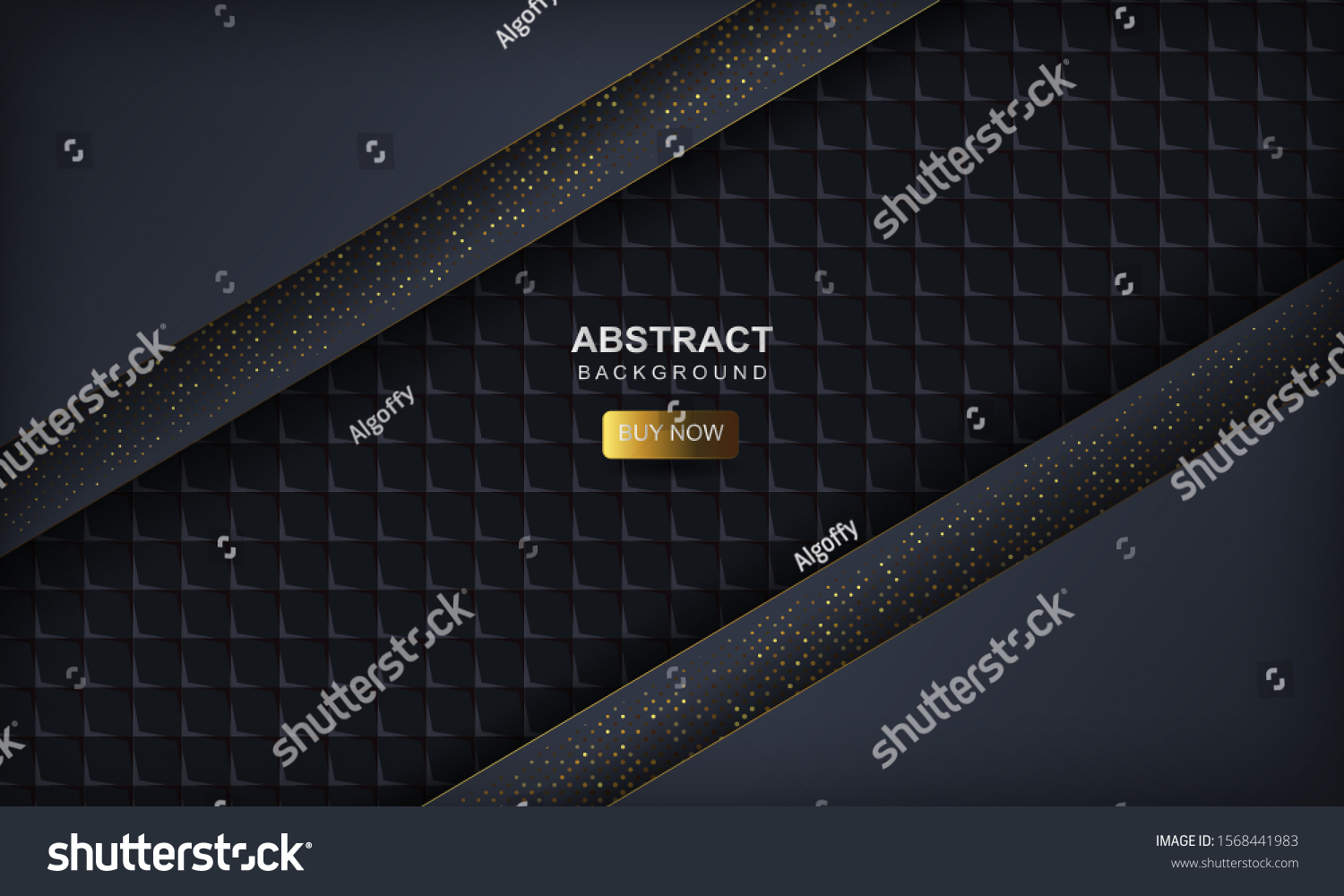 Dark Abstract Background Blue Overlap Layers Stock Vector Royalty Free