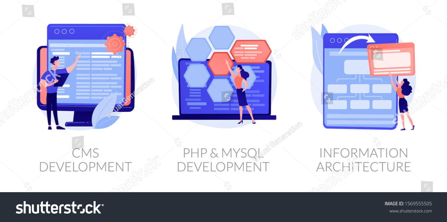 Content Management System Software Engineering Database Stock Vector ... Content Management System Software Engineering Database Stock Vector ...