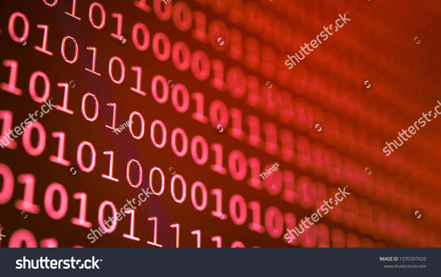Abstract Background Digital Binary Code Programming Stock Photo ...