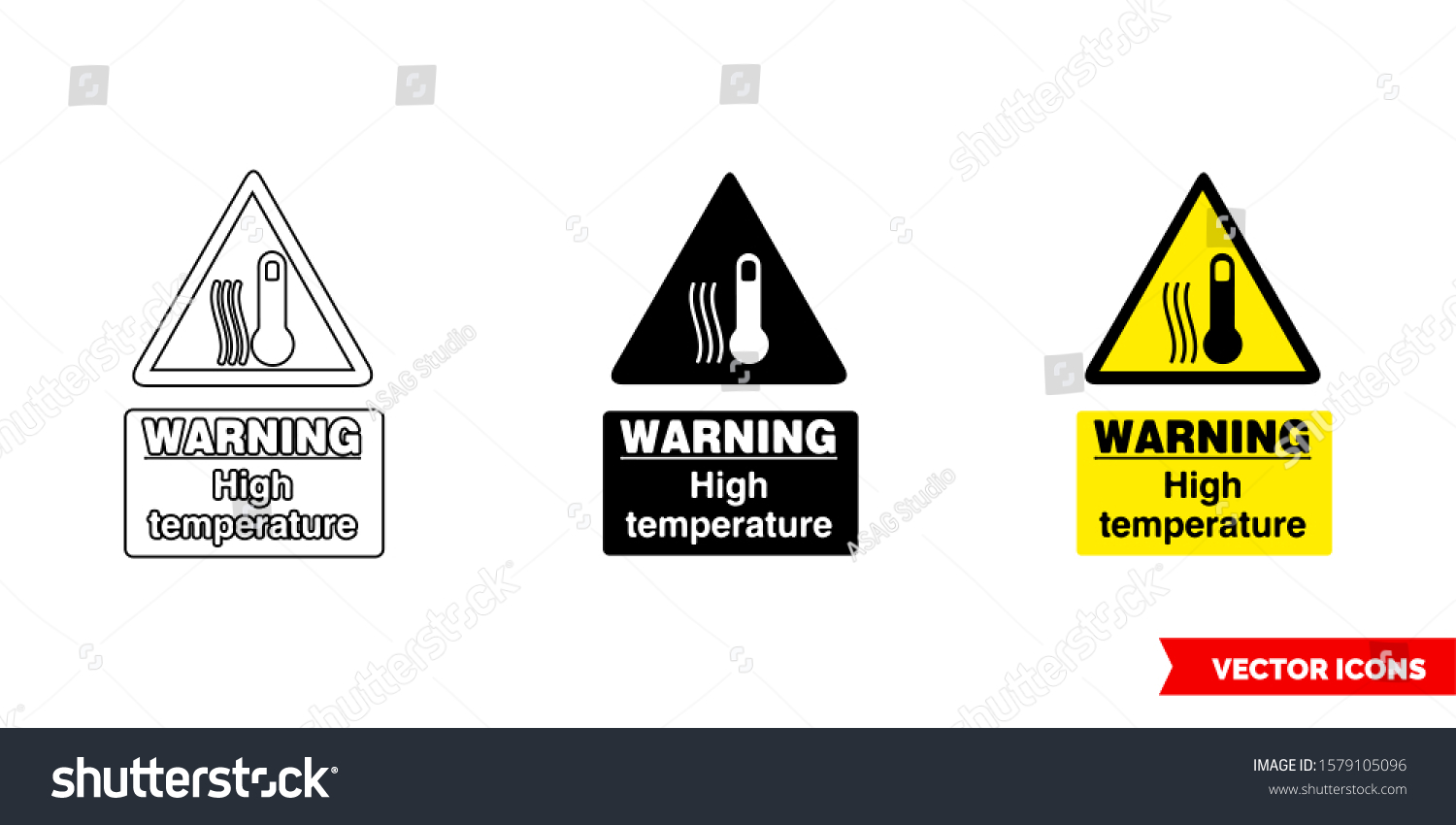 Warning High Temperature Food Safety Hazard Stock Vector (Royalty Free ... Warning High Temperature Food Safety Hazard Stock Vector (Royalty Free ...