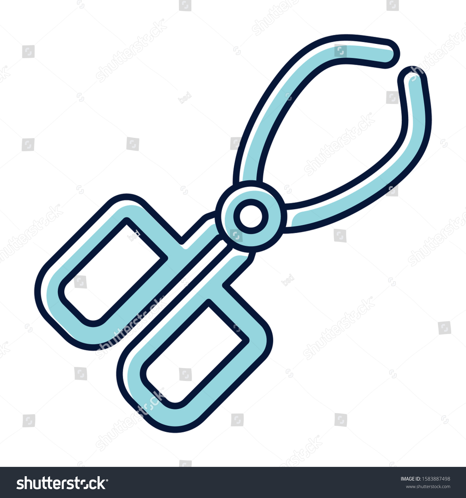 Crucible Tongs Blue Color Icon Surgeon Stock Vector (Royalty Free ... Crucible Tongs Blue Color Icon Surgeon Stock Vector (Royalty Free ...