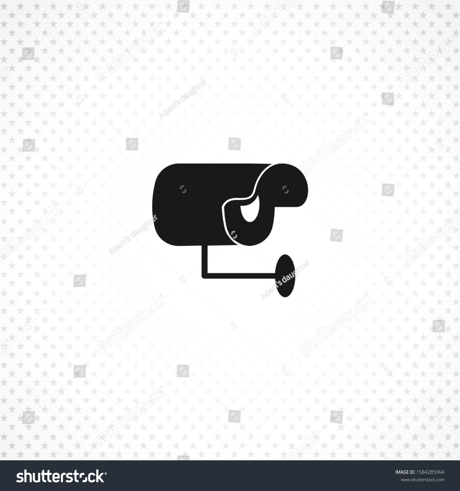 Security Camera Vector Icon Security Camera Stock Vector (Royalty Free ...