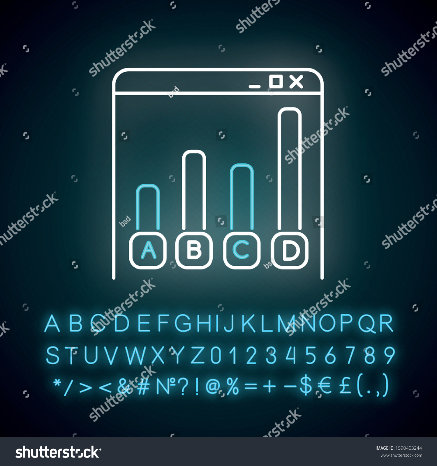 Online Survey Neon Light Icon Statistics Stock Vector (Royalty Free ... Online Survey Neon Light Icon Statistics Stock Vector (Royalty Free ...