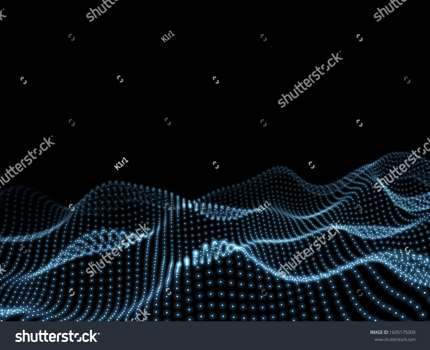 Code Wave Background Points Computer Texture Stock Vector (Royalty Free ...