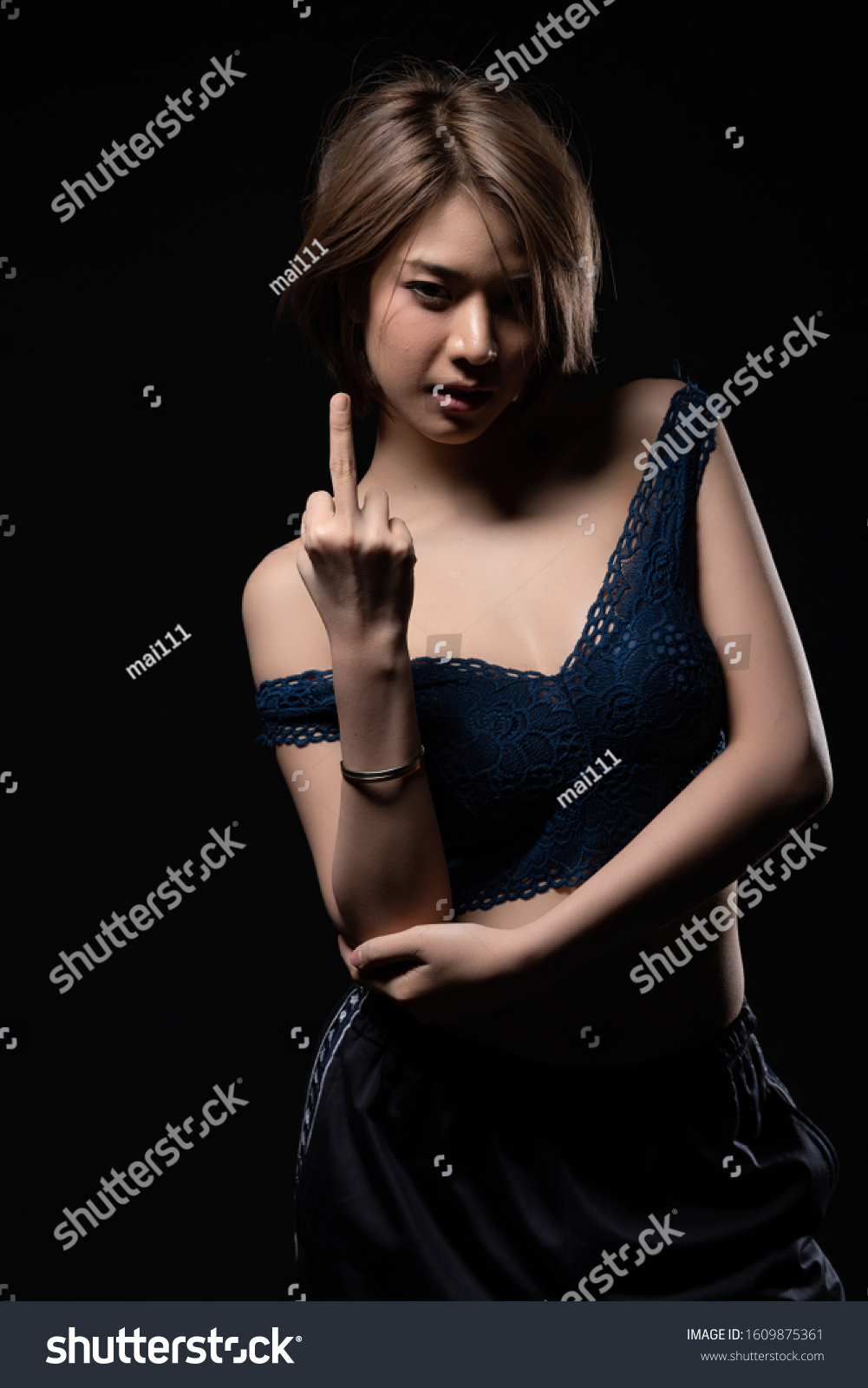 Sexy Asian Girl Model Woman Body Foto De Stock 1609875361 Shutterstock