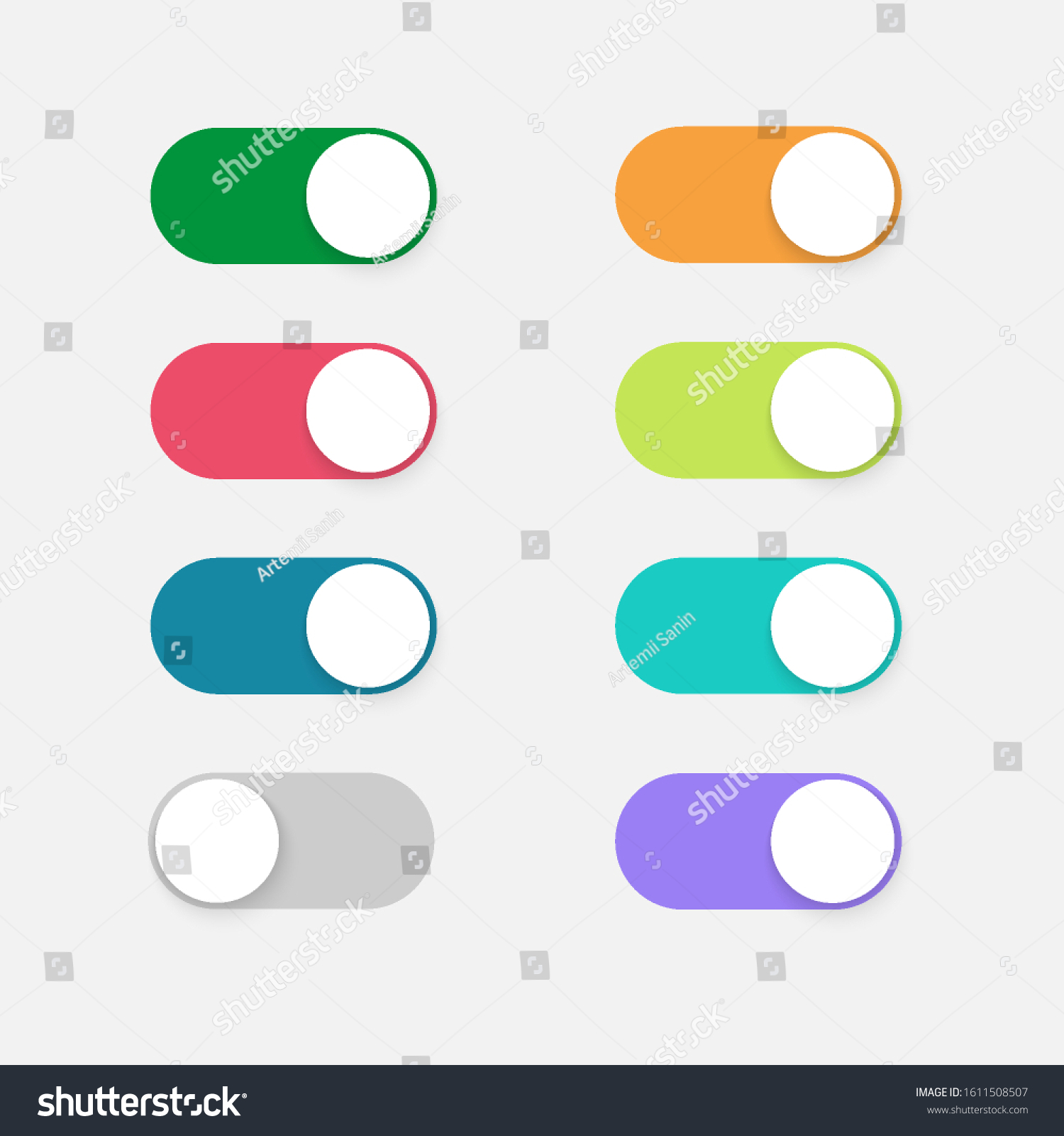 Buttons Toggle Switch Off On Design Stock Vector (Royalty Free ... Buttons Toggle Switch Off On Design Stock Vector (Royalty Free ...
