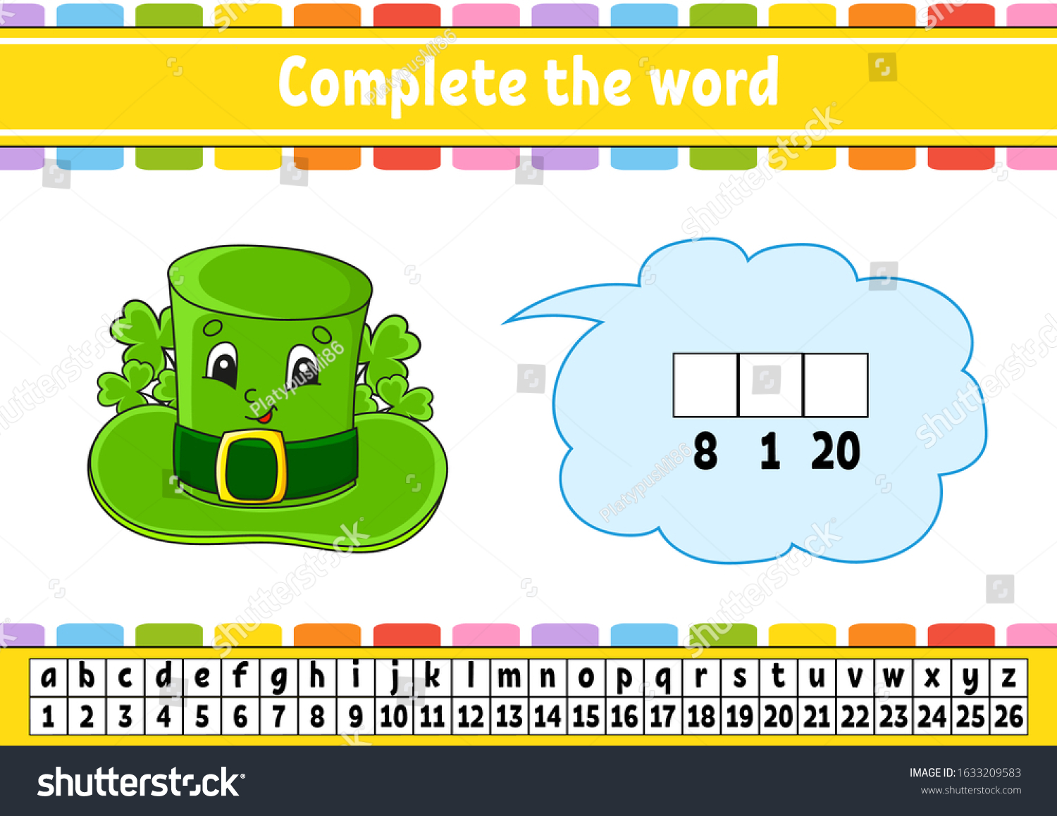 Complete Words Cipher Code Leprechaun Hat Stock Vector (Royalty Free ... Complete Words Cipher Code Leprechaun Hat Stock Vector (Royalty Free ...