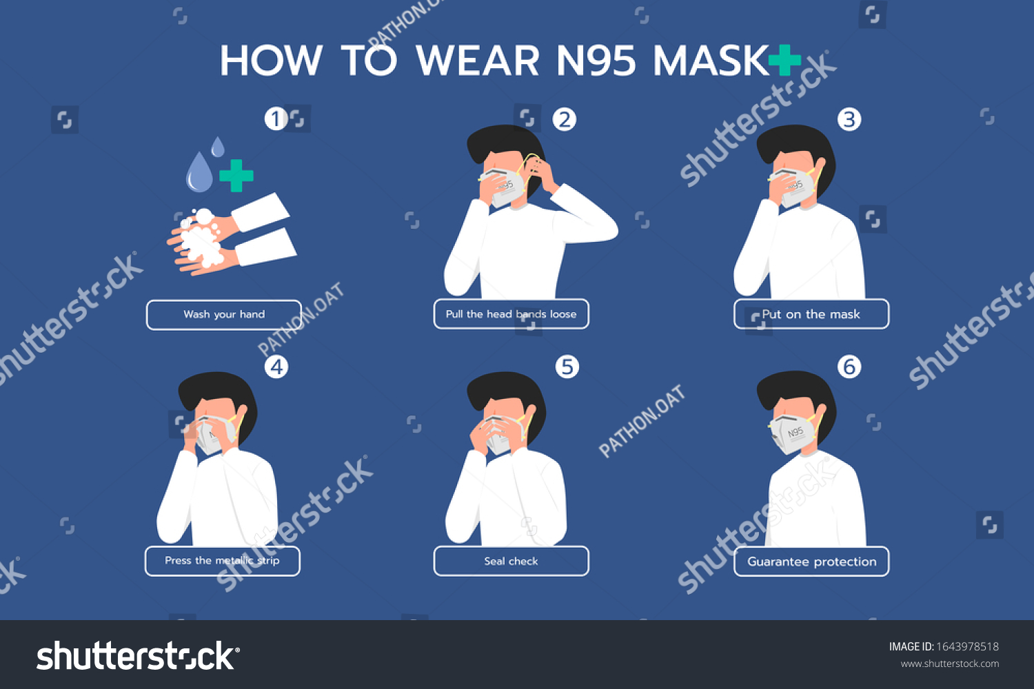 157 Steps To Wear N95 Mask Images, Stock Photos & Vectors | Shutterstock