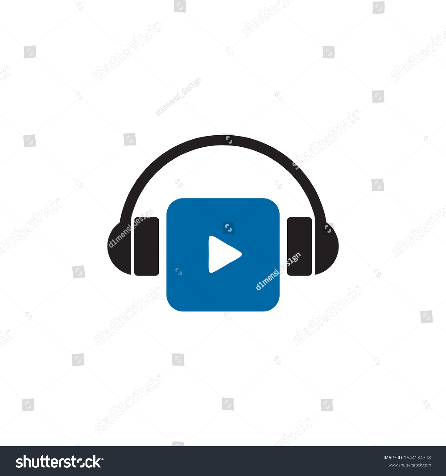Headphone Music Icon Logo Design Vector Stock Vector (Royalty Free ... Headphone Music Icon Logo Design Vector Stock Vector (Royalty Free ...