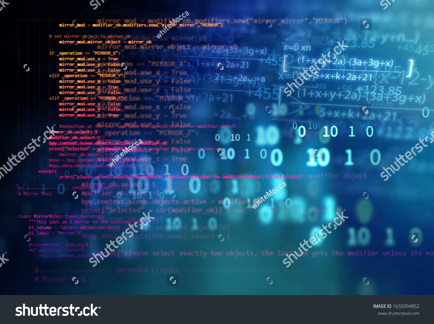 Programming Code Abstract Technology Background Software Stock Illustration 1650394852