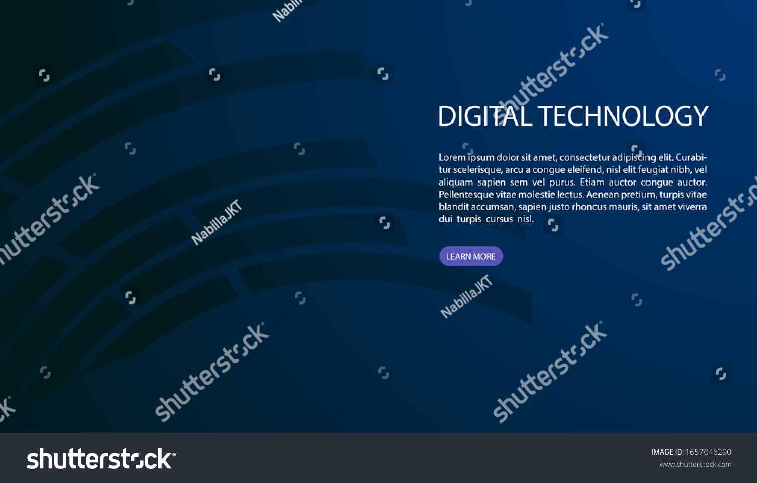 Abstract Background User Interface Big Data Stock Vector (Royalty Free ...