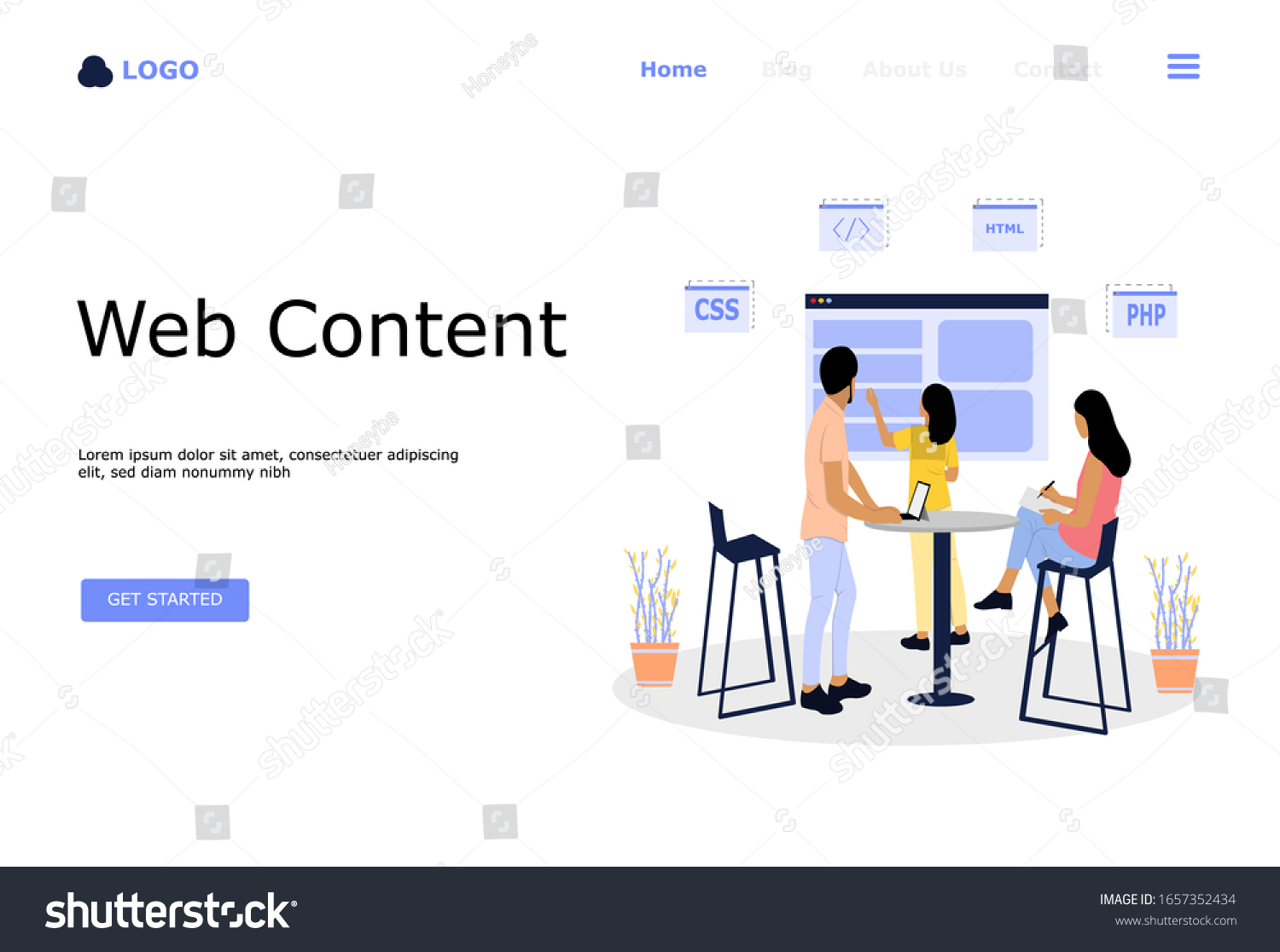 Programmer Engineering Development Vector Illustration Concept Stock Vector Royalty Free 1333