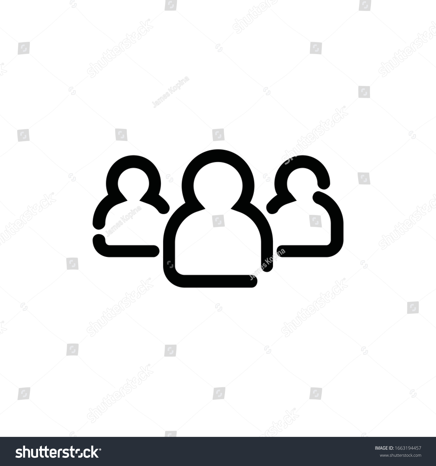 Group Vector Icon People Users Vector Stock Vector (Royalty Free ...