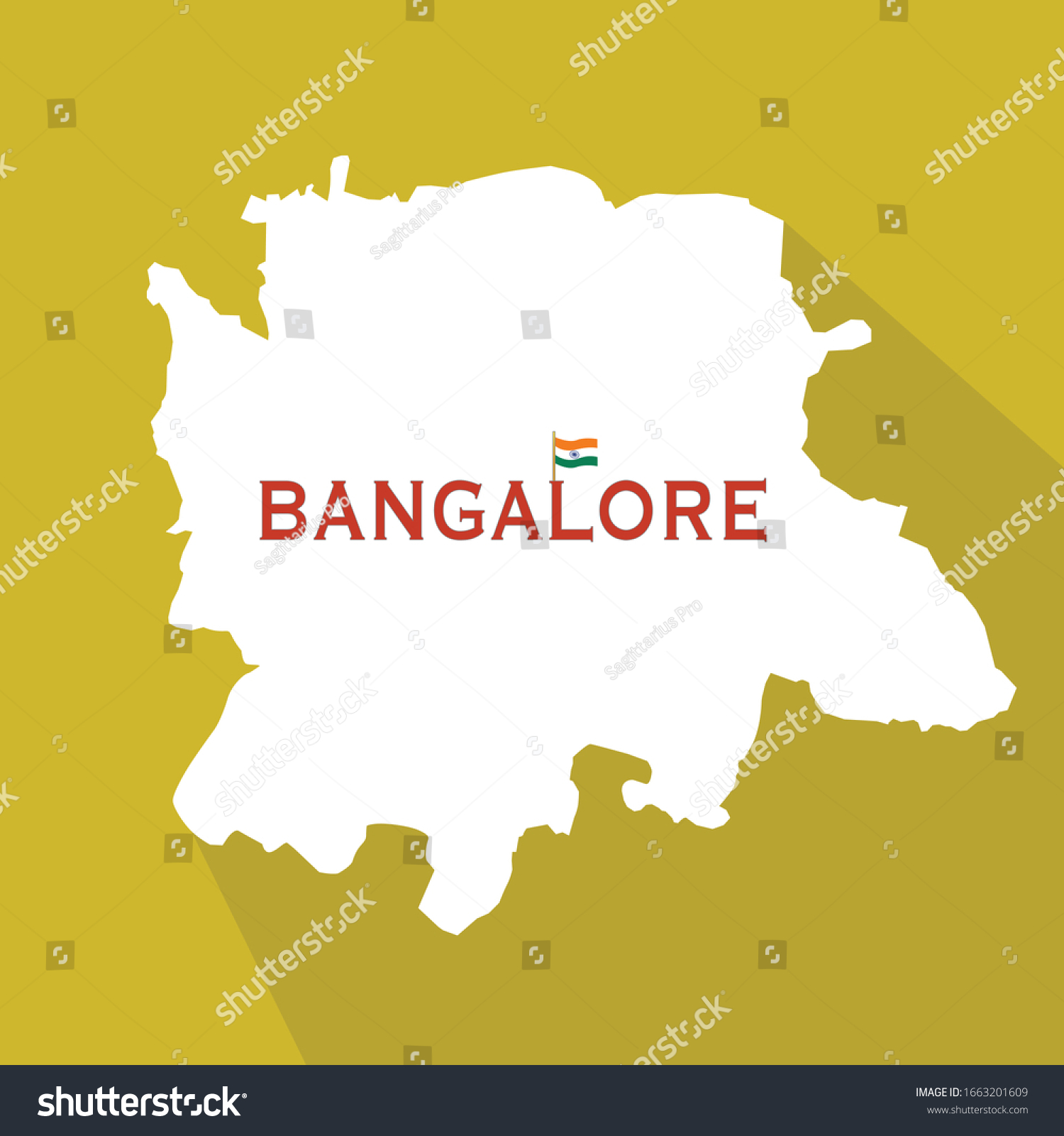 Stock vektor „Bangalore City Map Vector“ (bez autorských poplatků ...