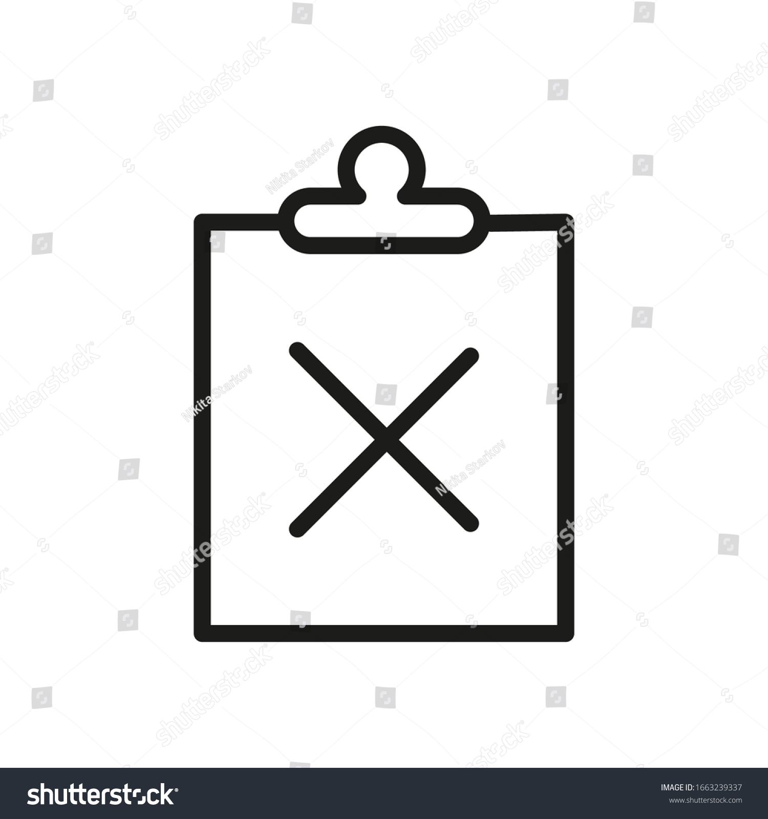 Register Outline Icon Vector Illustration Stock Vector (Royalty Free ...
