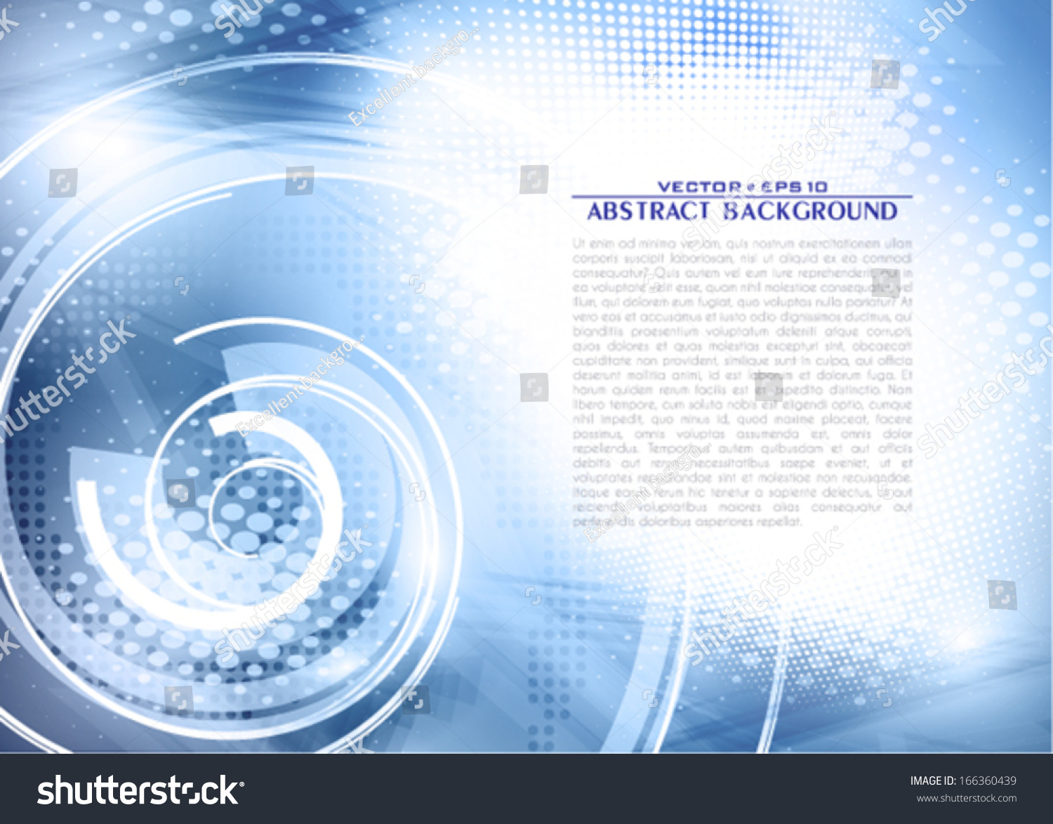 Blue Abstract Digital Background Vector Stock Vector (Royalty Free ...