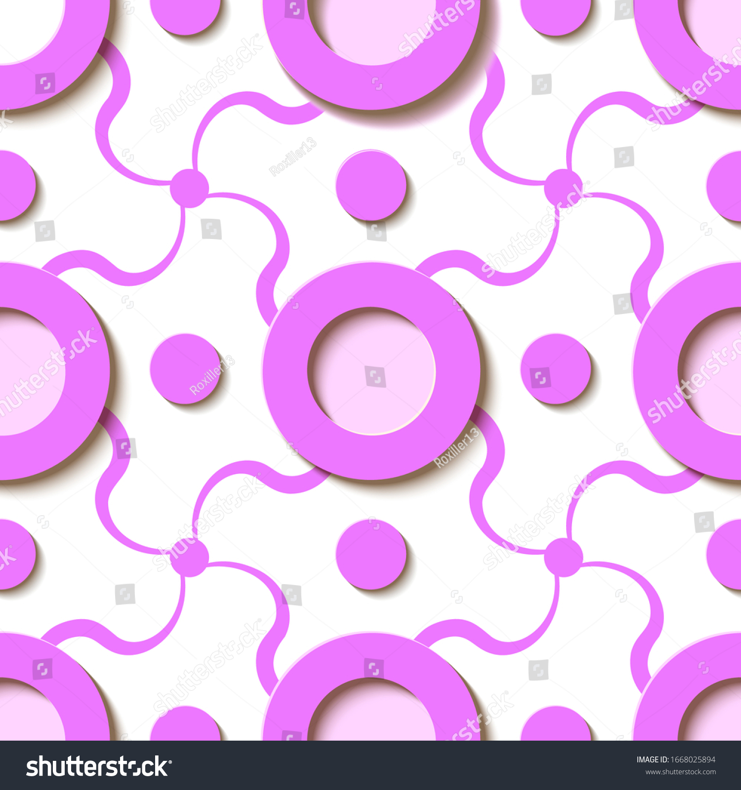 Vector Pattern Texture Seamless 3d Stock Vector (Royalty Free ...