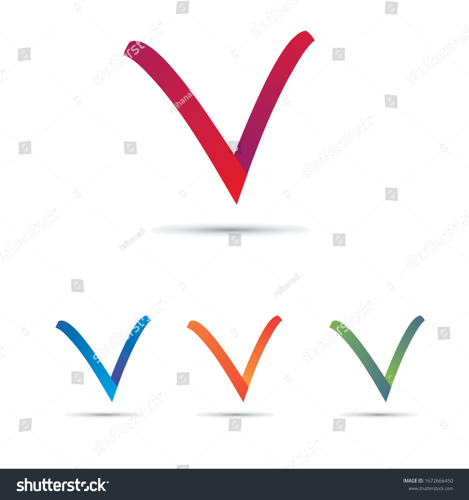 V Letter Logologo Designletter Logo Design Stock Vector Royalty Free 1672666450 Shutterstock