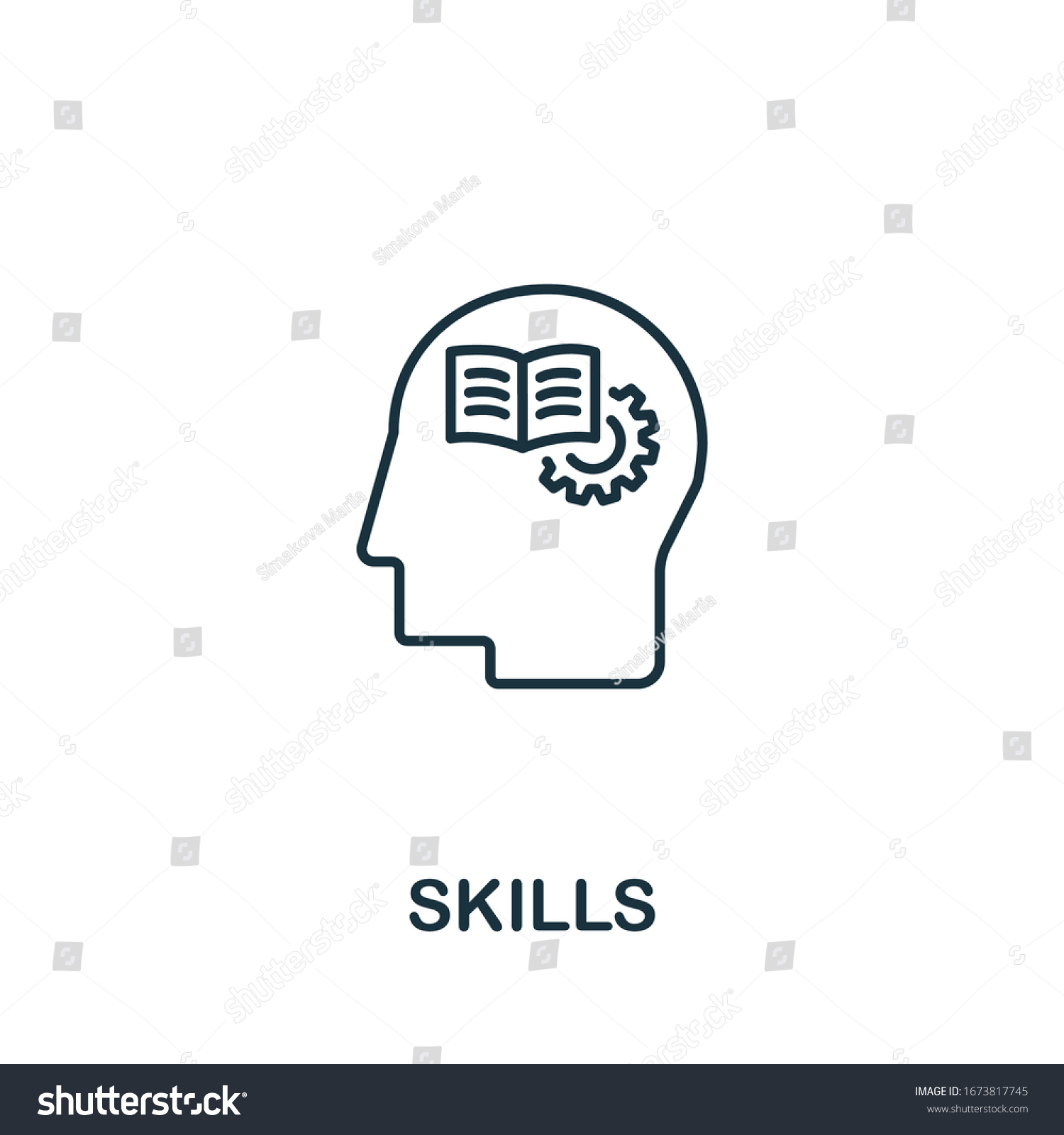 Skills Icon Teamwork Collection Simple Line Stock Vector (Royalty Free ... Skills Icon Teamwork Collection Simple Line Stock Vector (Royalty Free ...