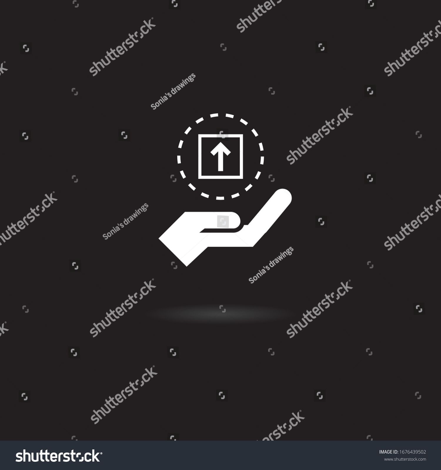 Order Delivery Icon Basic Solid Icon Stock Vector (Royalty Free ...