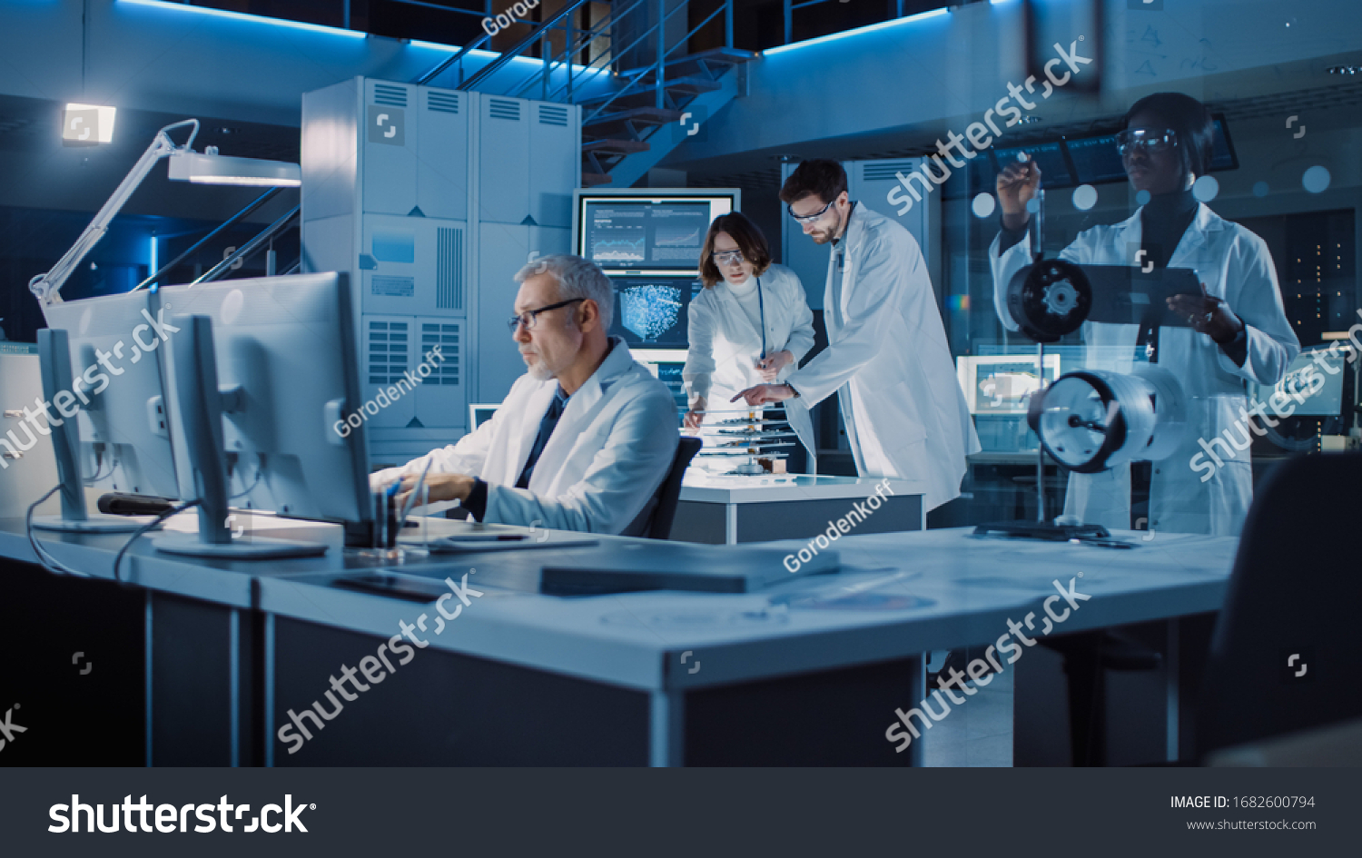 Diverse International Team Industrial Scientists Engineers Stock Photo ... Diverse International Team Industrial Scientists Engineers Stock Photo ...