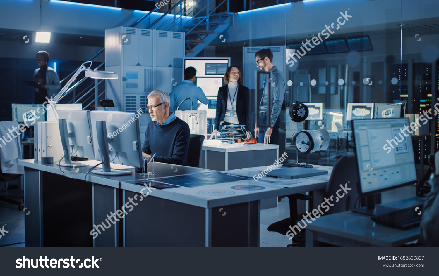 Diverse International Team Industrial Engineers Scientists Stock Photo ... Diverse International Team Industrial Engineers Scientists Stock Photo ...