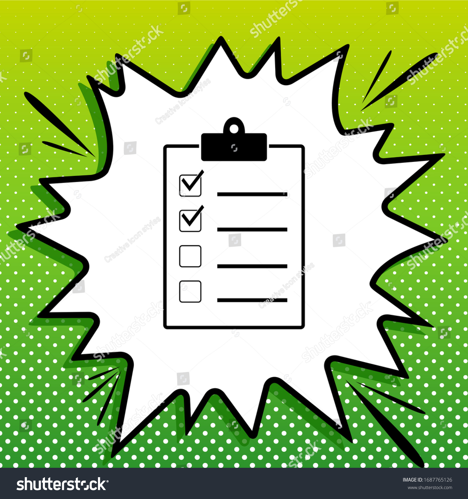 Checklist Sign Illustration Black Icon On: เวกเตอร์สต็อก (ปลอดค่า ... Checklist Sign Illustration Black Icon On: เวกเตอร์สต็อก (ปลอดค่า ...