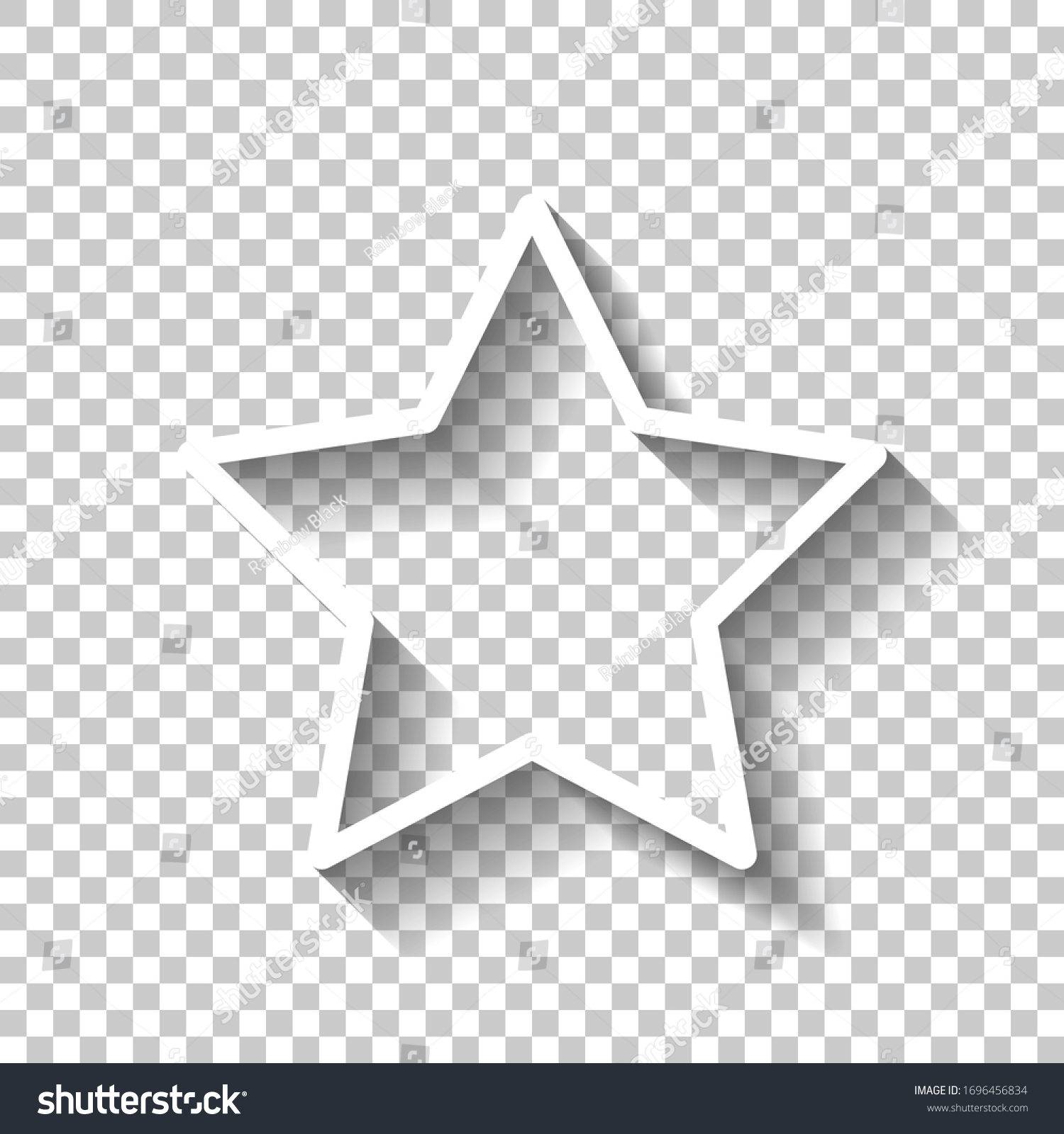 Simple Star Rating Symbol Outline Design Stock Vector (Royalty Free ... Simple Star Rating Symbol Outline Design Stock Vector (Royalty Free ...