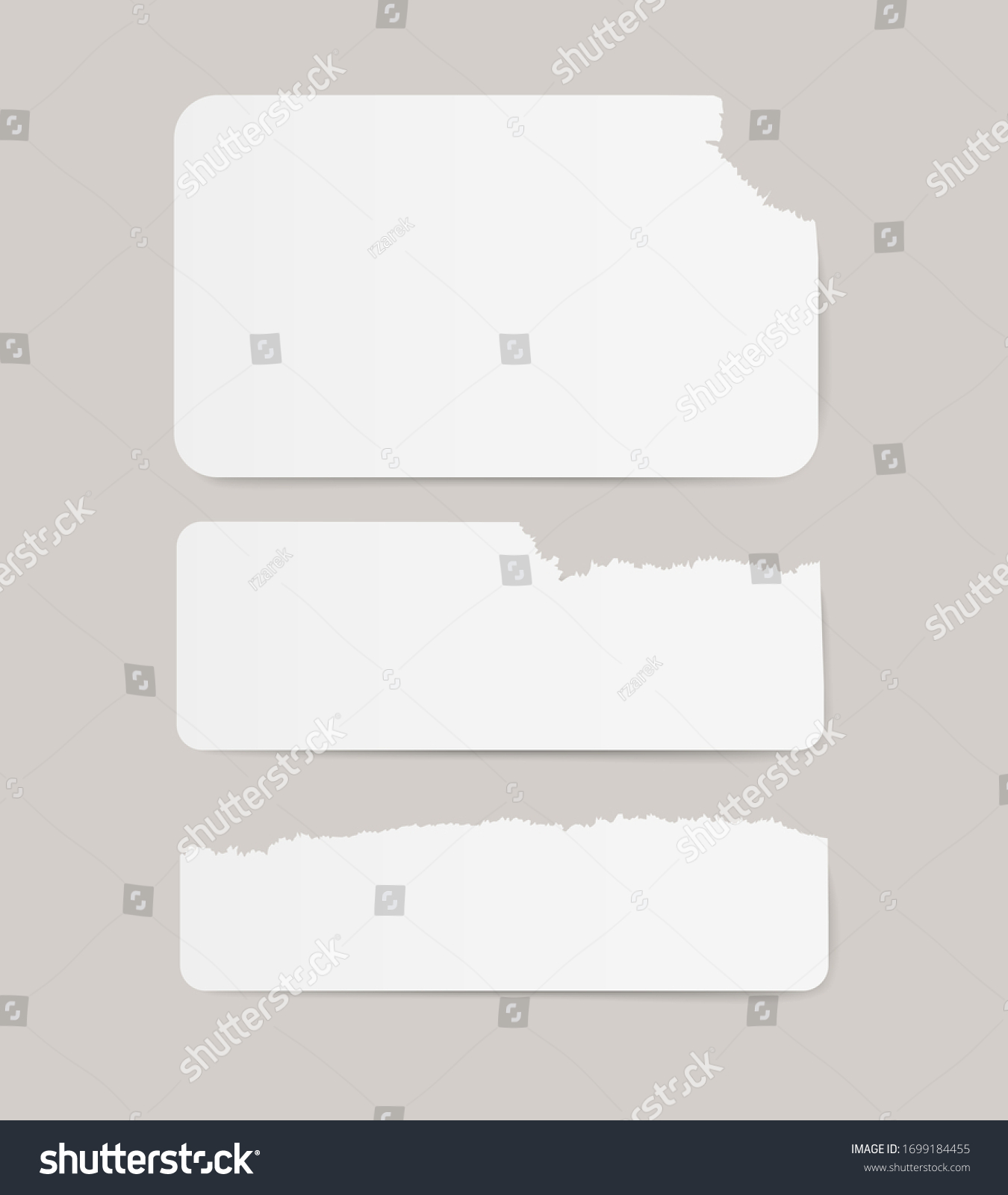 Vector White Realistic Vitage Torn Paper Stock Vector (Royalty Free ... Vector White Realistic Vitage Torn Paper Stock Vector (Royalty Free ...