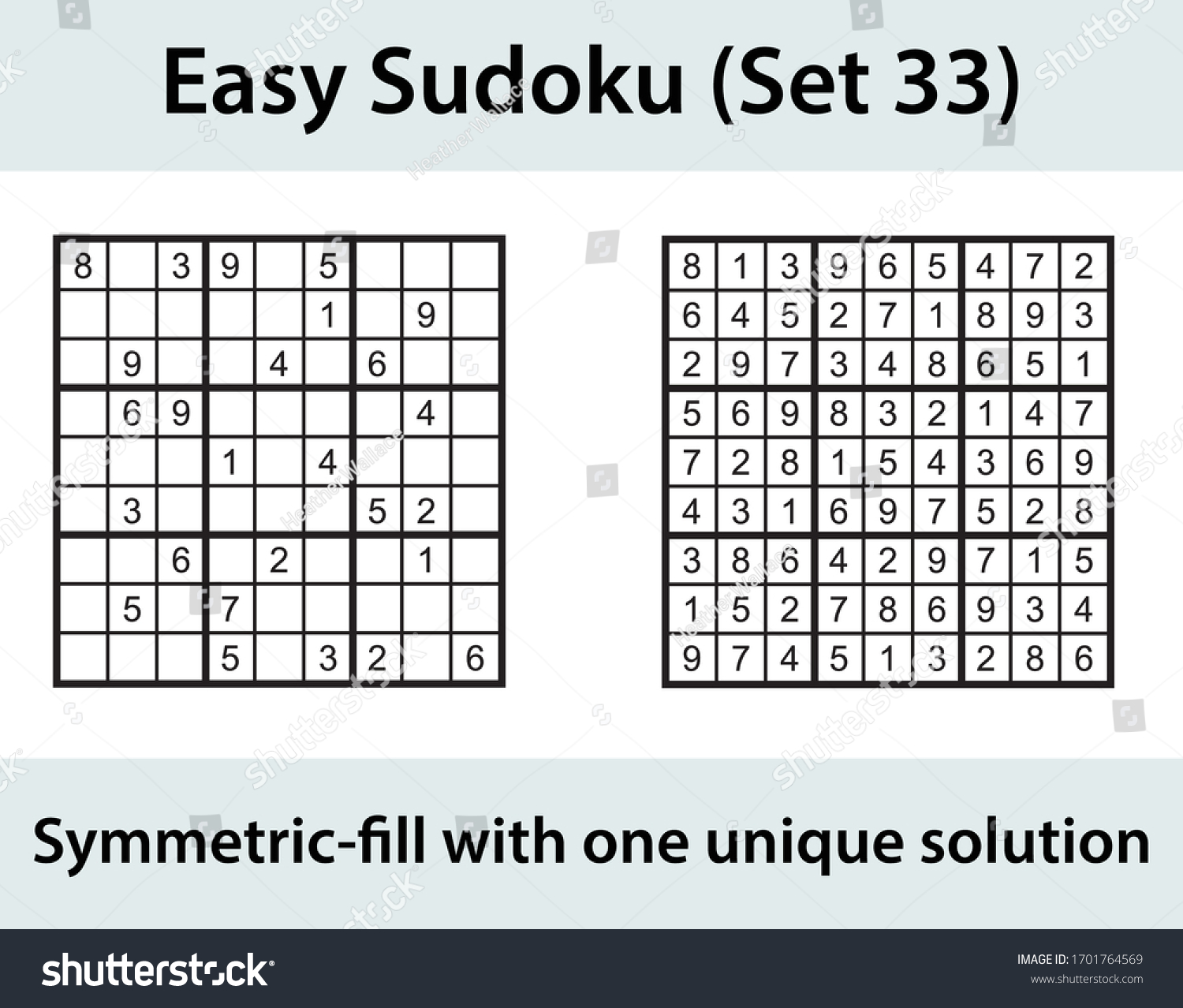 Vector Sudoku Puzzle Solution Easy Level Stock Vector (Royalty Free ... Vector Sudoku Puzzle Solution Easy Level Stock Vector (Royalty Free ...
