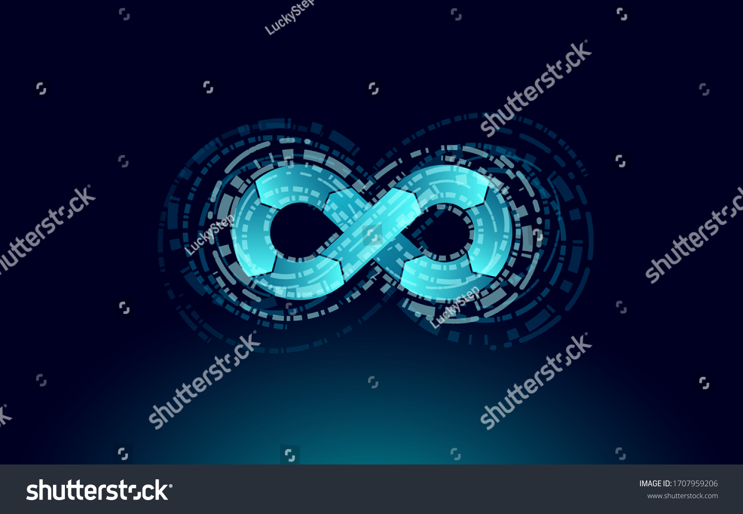Devops Software Development Operations Infinity Symbol: เวกเตอร์สต็อก ...