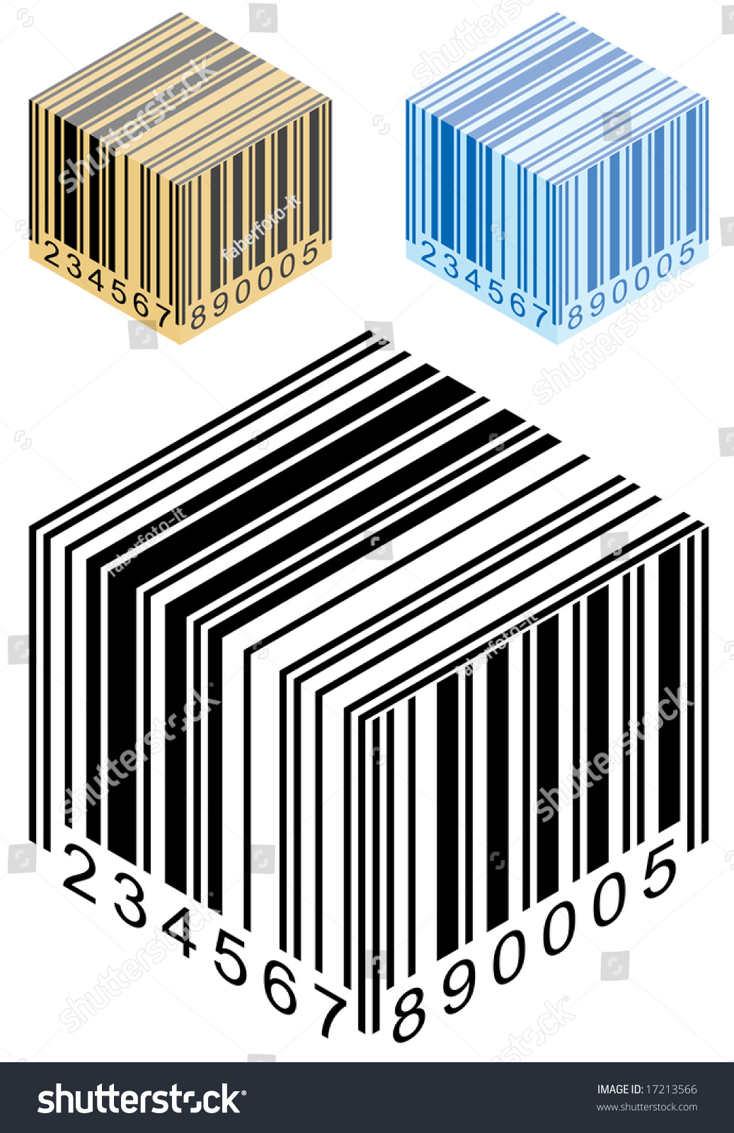 Barcode Bar Code Box Concept Image Stock Vector (Royalty Free) 17213566 ...