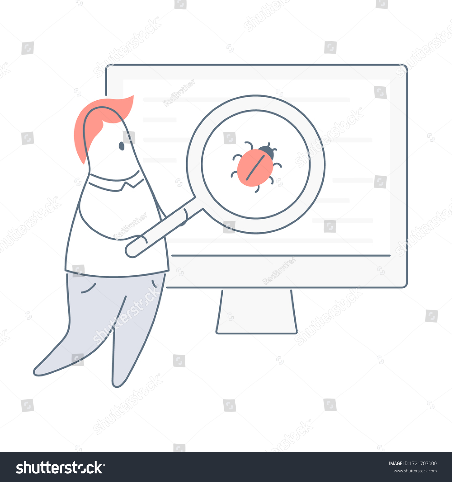 Code Bug Review Debugging Website Testing Stock Vector (Royalty Free ... Code Bug Review Debugging Website Testing Stock Vector (Royalty Free ...