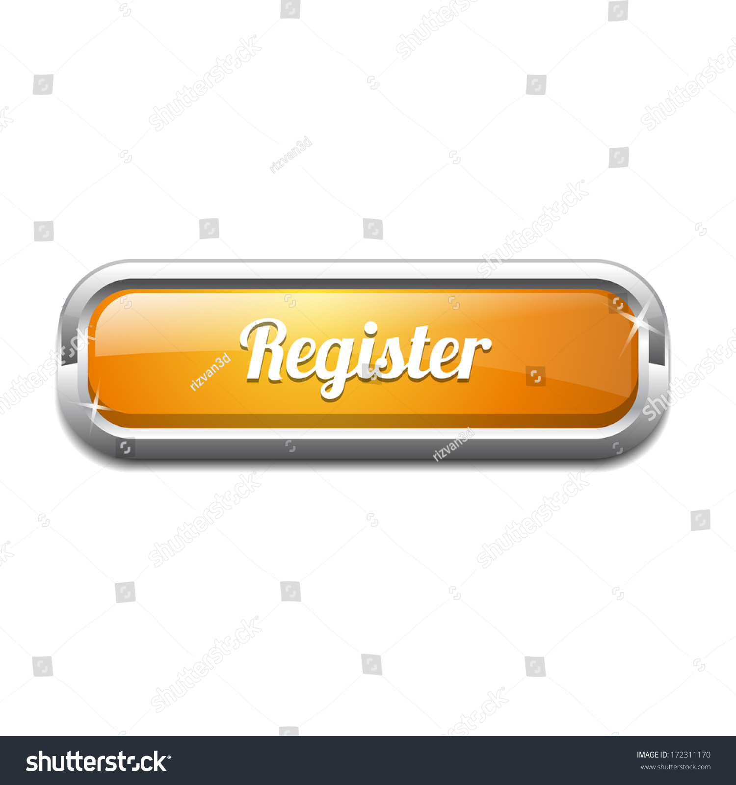 Subscribe Rectangular Shiny Button Stock Vector (Royalty Free ...
