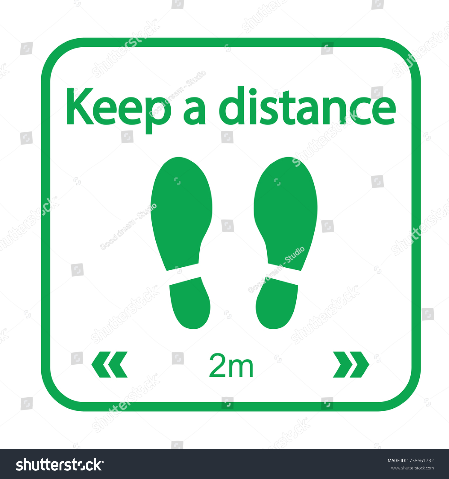 Warning Sign Sticker Reminding Importance Keeping Stock Vector (Royalty ... Warning Sign Sticker Reminding Importance Keeping Stock Vector (Royalty ...