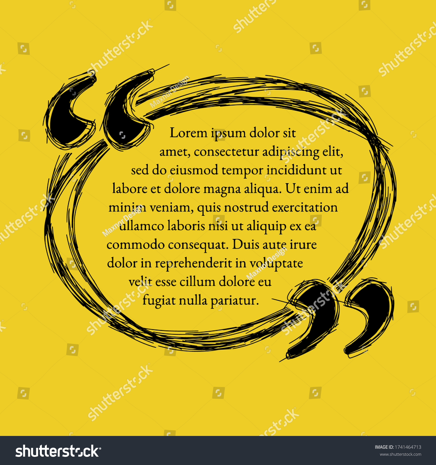 Double Quote Mark Icon Frame Black Stock Vector (Royalty Free ... Double Quote Mark Icon Frame Black Stock Vector (Royalty Free ...