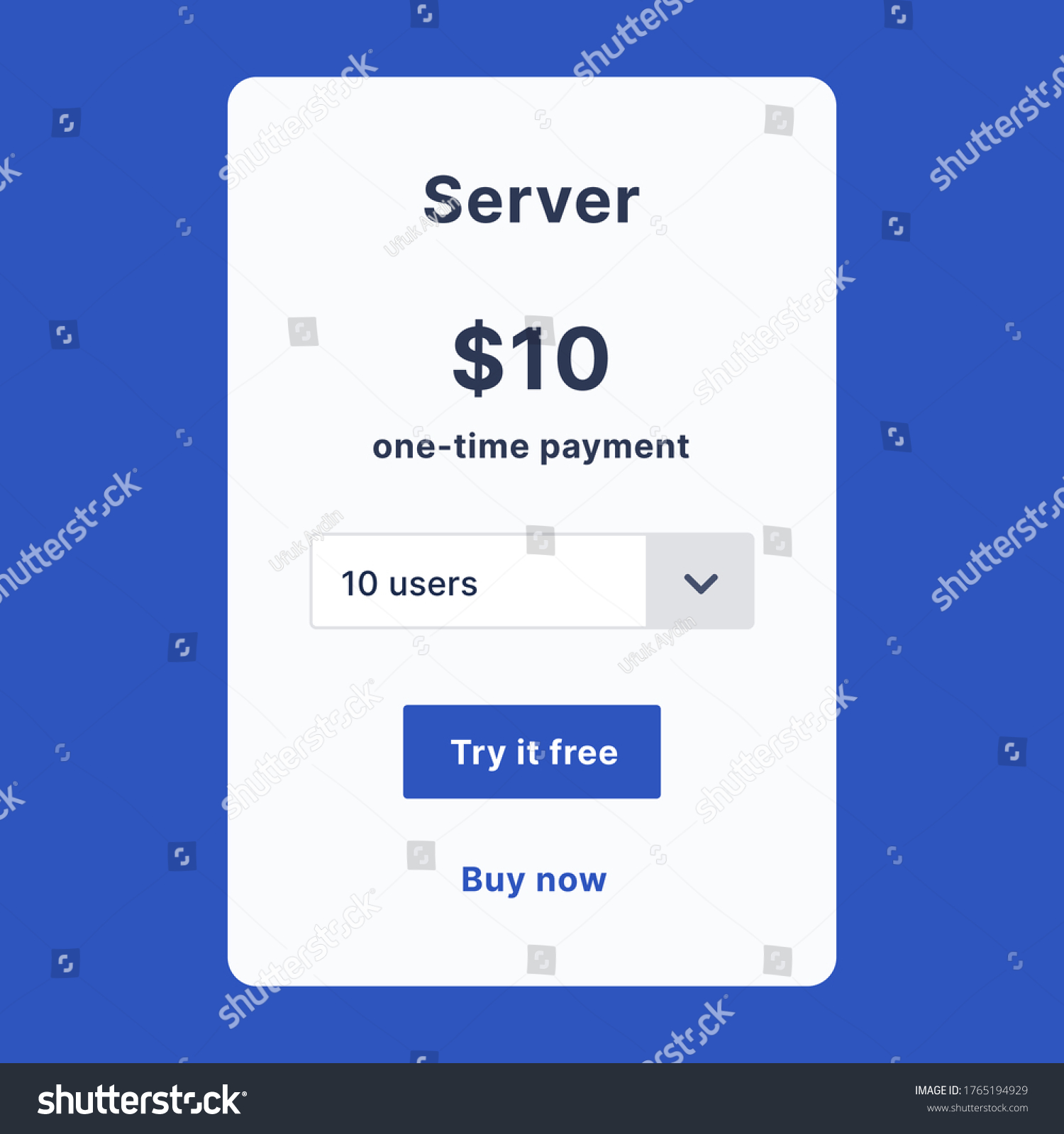Package Select User Interface Layout Template Stock Vector (Royalty ...