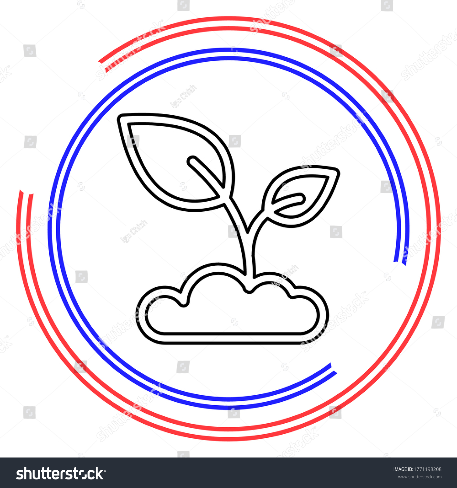 Seedling Icon Vector Growing Tree Green Stock Vector (Royalty Free ... Seedling Icon Vector Growing Tree Green Stock Vector (Royalty Free ...