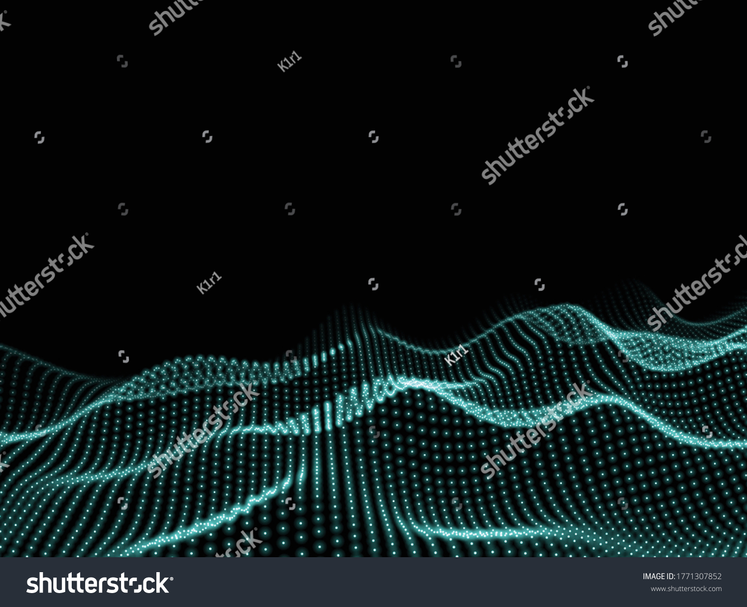 Digital Wave Background Abstract Technology Backdrop Stock Vector ...