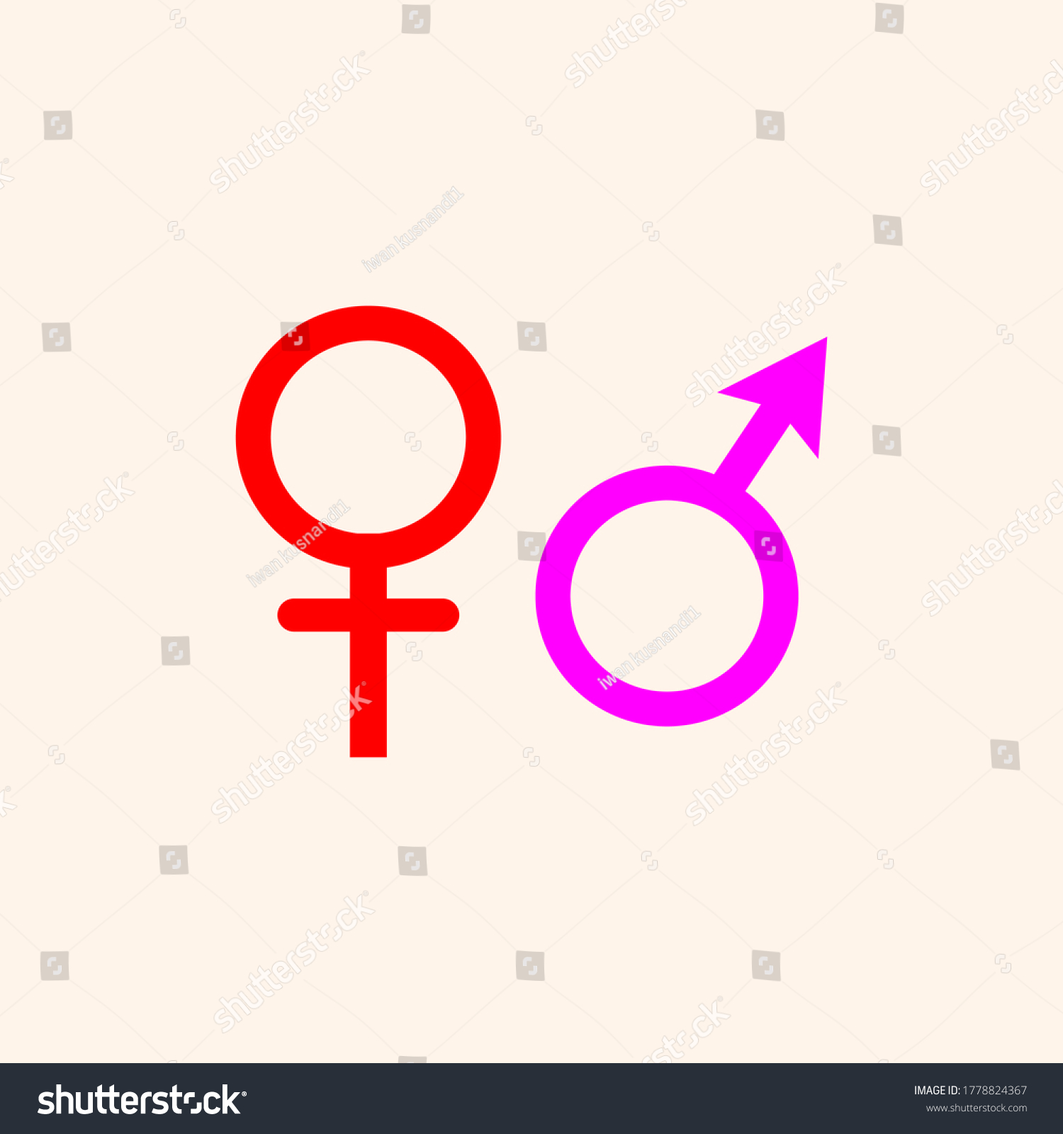 Gender Icon Human Female Male Sex Stock Vector Royalty Free 1778824367 Shutterstock