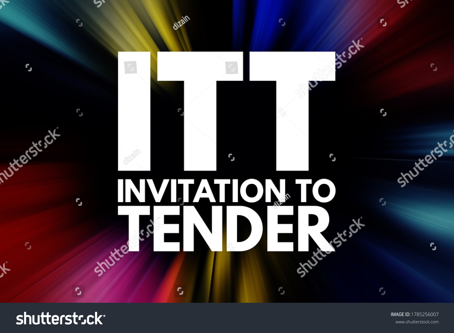Itt Invitation Tender Formal Structured Procedure Stock Illustration ... Itt Invitation Tender Formal Structured Procedure Stock Illustration ...