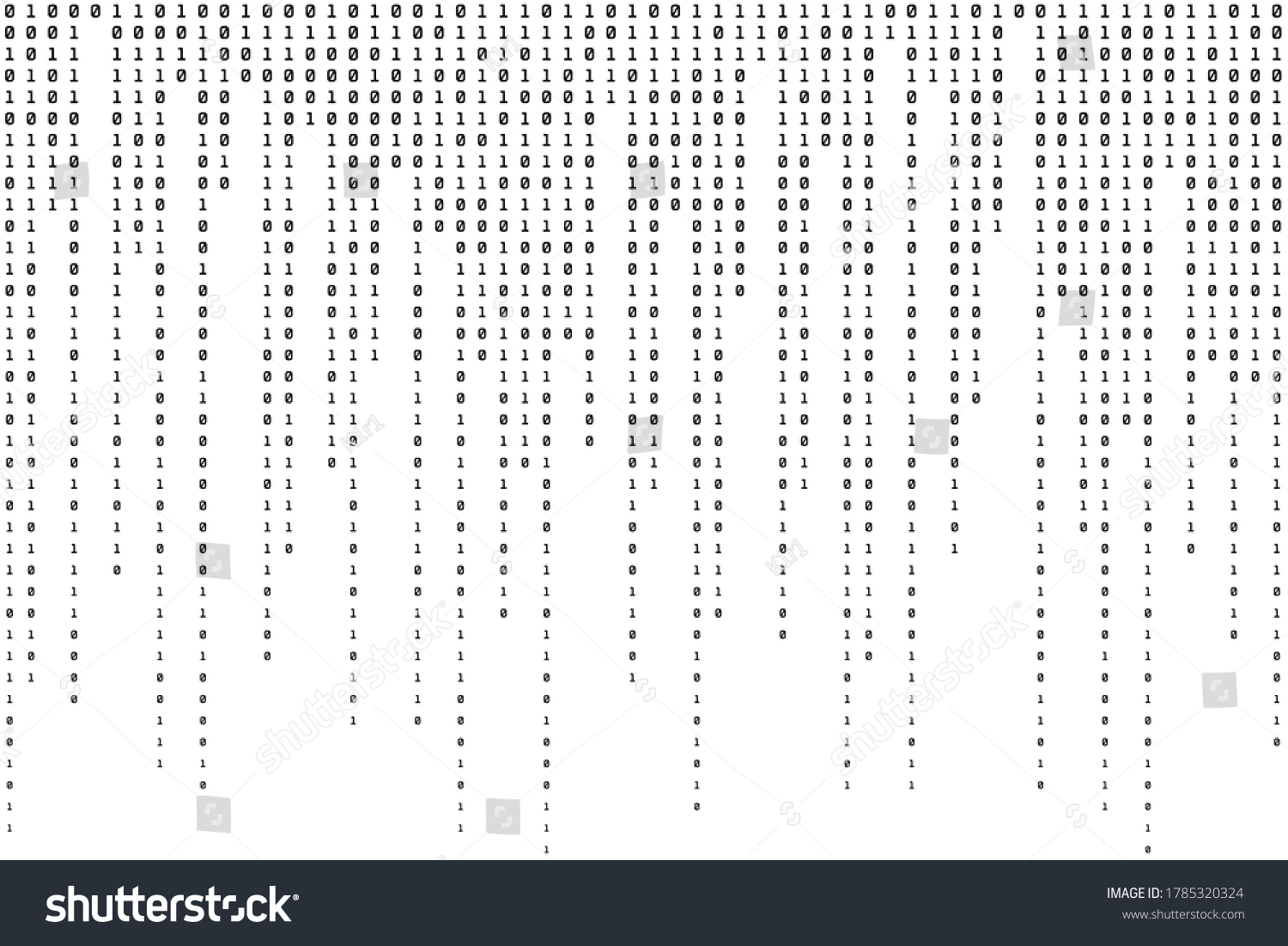 Code Binary Background Computer Backdrop Digital Stock Vector (Royalty ...