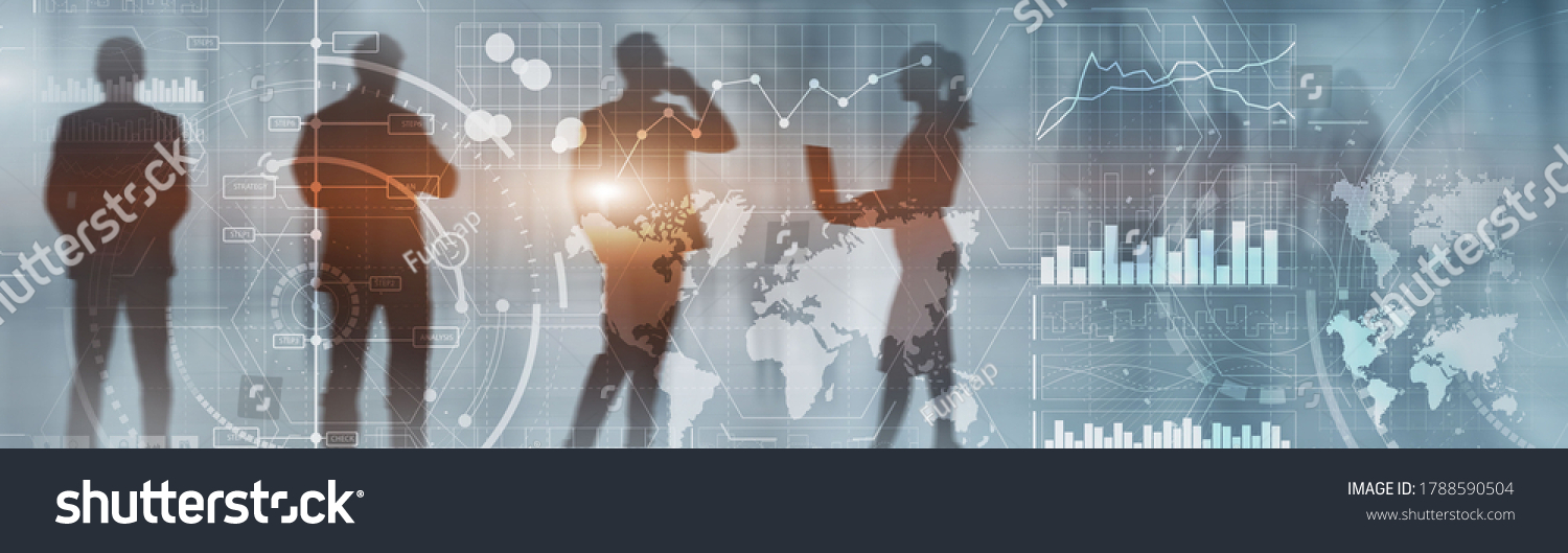 Financial Dashboard Business Intelligence Background Silhouettes Stock ... Financial Dashboard Business Intelligence Background Silhouettes Stock ...